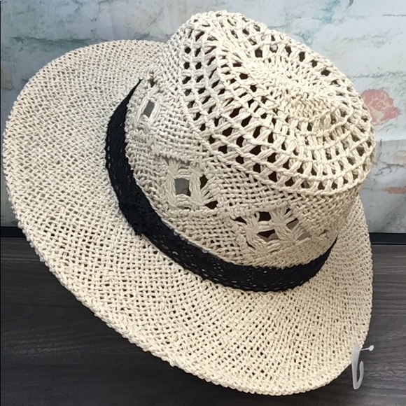 Accessories | New Trendy Paper Straw Open Weave Fedora Hat | Poshmark